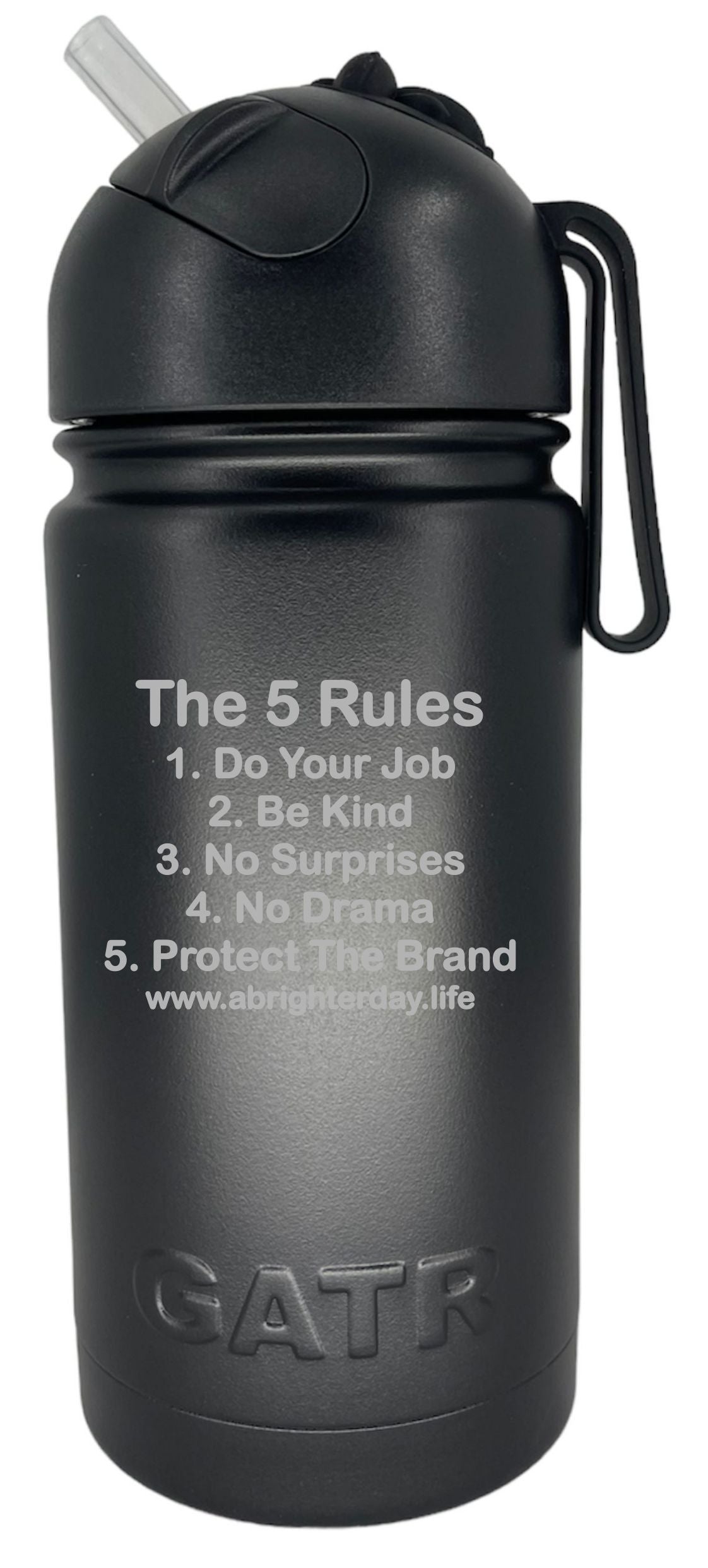 The 5 Rules 14oz Kids Bottle – GATR